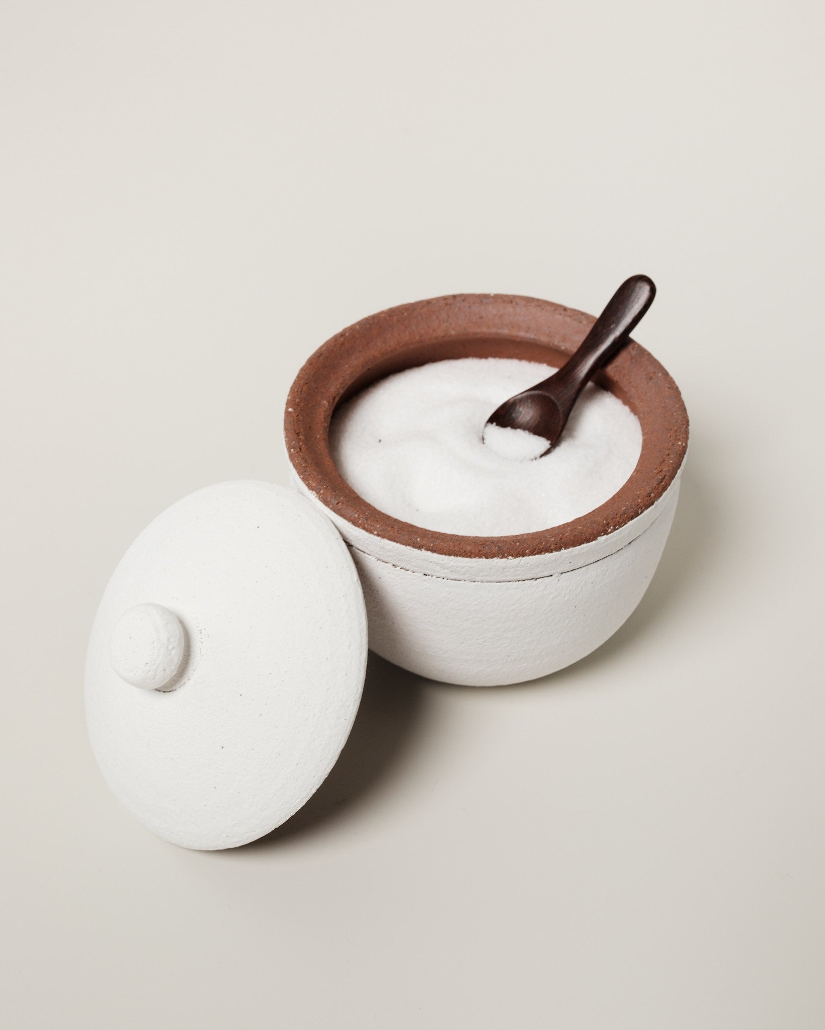 Hechimon Ceramic Salt Jar | Japanese Handcrafted Moisture Control ...